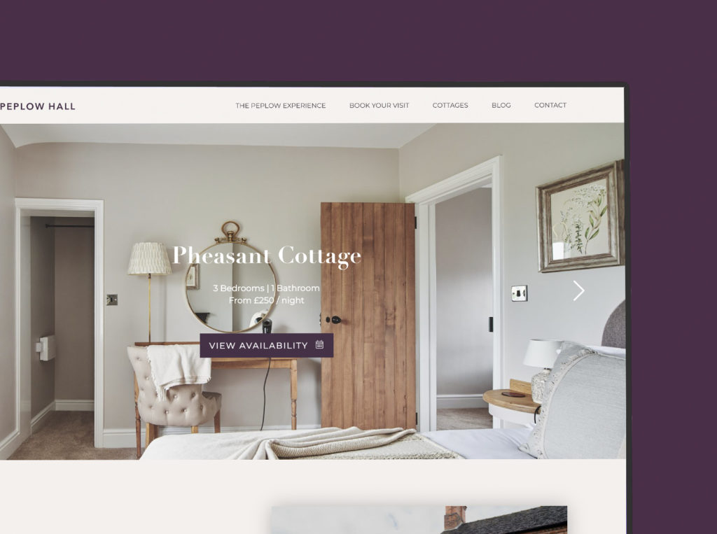 Peplow Hall | Brand & Website Launch | Reech | Marketing Agency